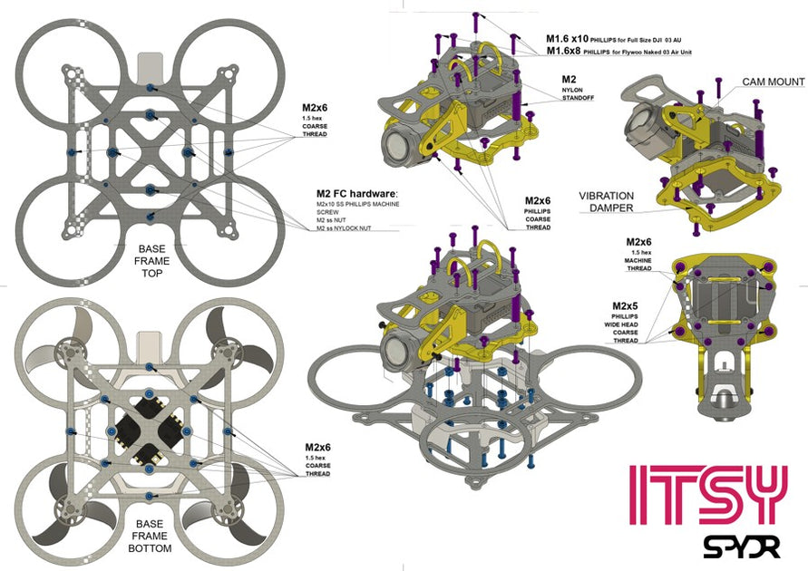 ITSY Tune & Frame Assembly Guide – DroneTheoryFilms